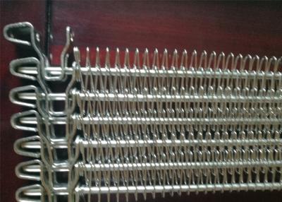 China 316 Stainless Steel Food Grade Spiral Mesh Conveyor Chain for Vegetable Blanching - 1