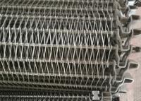 China Food Grade 316 Stainless Steel Spiral Mesh Conveyor Belt for Freezing -196°C to +275°C Temperature Range for sale
