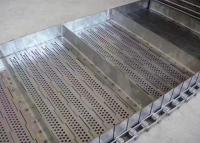 China Stainless Steel Chain Plate Conveyor Belt 1.5-2.0mm Thickness with 3-8mm Plate Holes for High Temperature Applications for sale