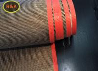 China 4mm High Temperature PTFE Teflon Mesh Coated Fiberglass Conveyor Belt 4000 mm Width -70°C to 260°C Range for sale