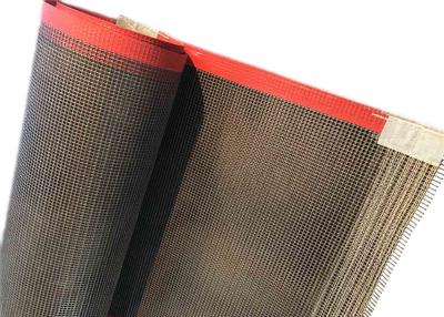 China PTFE Fiberglass Mesh Conveyor Belt 4x4mm Hole Size for Pet Food Drying -70°C to 260°C Temperature Range 4m Width for sale