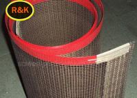 China PTFE Coated 4x4mm Mesh Conveyor Belt for Food Drying - 550°F Heat Resistant, 4000mm Width for sale
