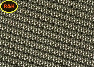 China Anti-Acid Stainless Steel Dutch Woven Wire Mesh Conveyor Belt 1m-1.6m Width with 30-300μm Aperture for sale