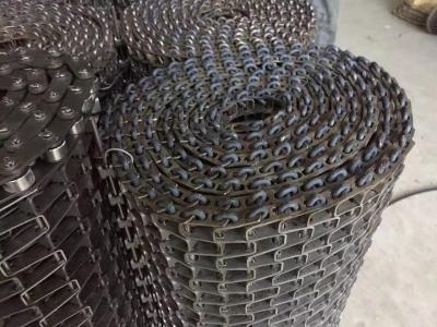 China Food Grade 316L SS Honeycomb Mesh Belt for Donuts Baking Oven 12.7mm Pitch for sale