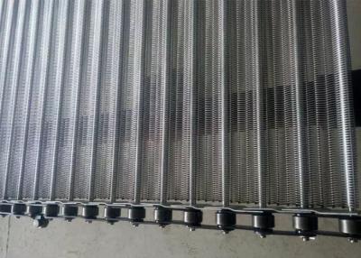 China 304 Stainless Steel Spiral Mesh Belt 5mm Rod Diameter 25.4mm Pitch for Bread Making Machine for sale