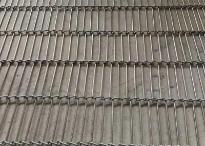 China 304SS Flat Flex Enrober Conveyor Wire Mesh Belt 30cm-3m Width 0-500°C For Chips Frying for sale