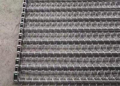 China 316 SS Food Grade Balanced Weave Conveyor Belt for Vegetable Dehydrating Oven 10mm for sale