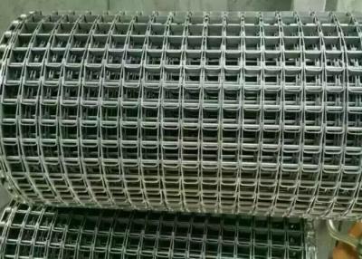 China Stainless Steel Flat Wire Mesh Conveyor Belt 25.4x12.7mm for Sterilizer Long Life for sale