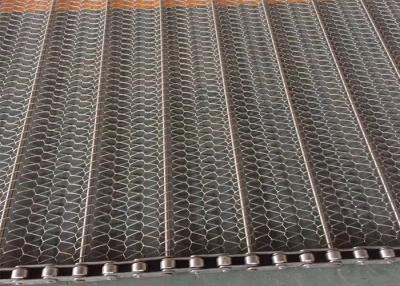 China 304 Stainless Steel Chain Wire Mesh Conveyor Belt 30-500cm Width 5-14mm Rod Diameter for Drying Systems for sale
