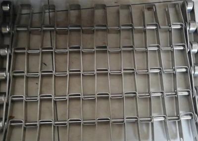 China SS304 Honeycomb Conveyor Belt 25.4x25.4mm Metal Mesh Belt for Bread Baking Oven for sale