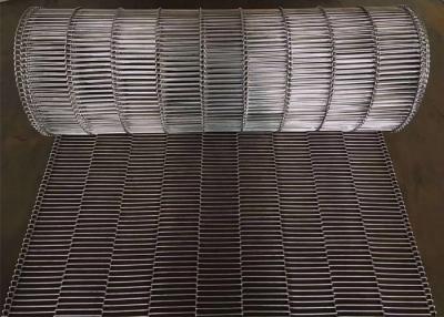 China Stainless Steel Flat Flex Conveyor Belt 100-4000mm Width for Tortilla Ovens & Food Processing for sale