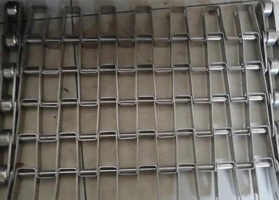 China 304 Stainless Steel Flat Conveyor Wire Mesh Belt 12mm Pitch for Pastry Baking for sale