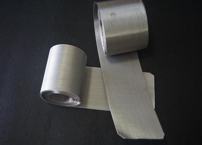 China Ultra Fine Dutch Woven Wire Mesh Belt 1-1.6m Width with 300μm Aperture for High Temperature Conveying for sale