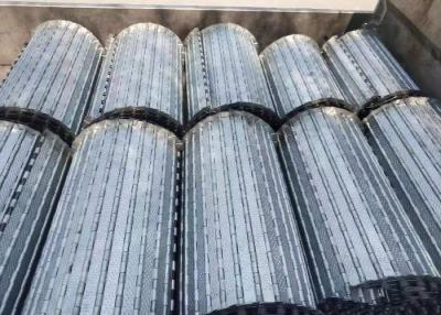 China Food Grade 304 SS Plate Link Conveyor Belt for Palm Oil Fruit Machine 100mm Width for sale