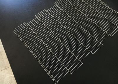 China 304SS Metal Flat Flex Conveyor Belt High Load Capacity Acid Resistance for sale
