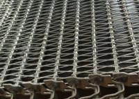 China Frozen Industry Chain Mesh Conveyor Belt 304 Stainless Steel 500cm Width for sale