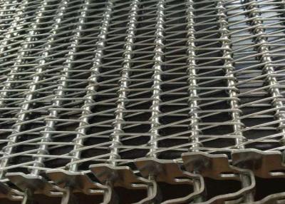 China Frozen Industry Chain Mesh Conveyor Belt 304 Stainless Steel 500cm Width for sale