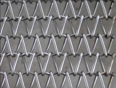 China Stainless Steel Compound Balanced Conveyor Belt for Nuts and Cookies 10mm Pitch for sale