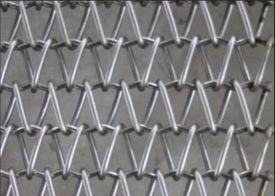 China 316 Stainless Steel Balanced Weave Conveyor Belt for Nuts Drying 300mm Width for sale