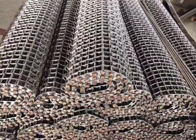 China Flat 310 Stainless Steel Wire Mesh Conveyor Belt Customized Hole Shape for sale