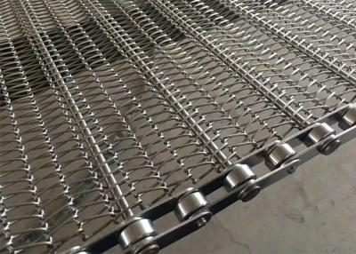 China Food Grade Chain Mesh Conveyor Belt with 86% Mesh Area for Drying and Construction Applications for sale