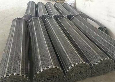 China Durable 304 Chain Mesh Conveyor Belt Easy To Clean And Install Custom Width for sale