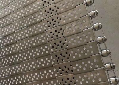 China Food Grade Chain Mesh Conveyor Belt 31.75-101.6mm Pitch with High Temperature and Alkali Resistance for sale