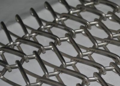 China 316L Stainless Steel Conveyor Wire Mesh Belt for Electric Production Ovens - 0.8-40mm Wire Diameter, -40°C to 1100°C Temperature Range for sale