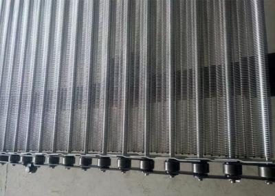 China Stainless Steel Chain Mesh Conveyor Belt 50.8mm Pitch for Frozen Food Transport Custom Support for sale