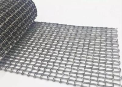 China 304 Stainless Steel Flat Wire Mesh Conveyor Belt for Bread Baking - 200-4000mm Width, -30°C to 400°C Temperature Range for sale