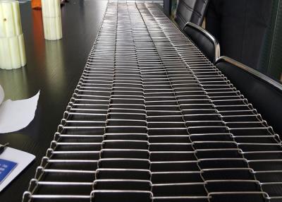 China 316 Stainless Steel B Shaped Conveyor Wire Mesh Belt 1-3mm Wire Diameter 200-3800mm Width for sale