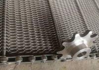China Food Grade Stainless Steel Flat Wire Mesh Belt 304/316 for Biscuits & Chocolate Processing for sale