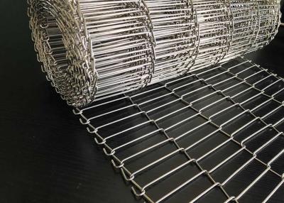 China 316 Stainless Steel Enrober Wire Belt for Chocolate Coating Oven 86% Open Area for sale