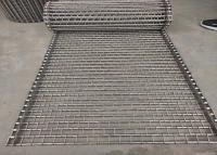 China High Temperature Resistant Stainless Steel Chain Mesh Conveyor Belt for Snack Frying - 304/316L Material with 3-Year Warranty for sale