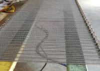 China 304 Stainless Steel Chain Mesh Conveyor Belt for Vegetables Washing & Drying - 30cm to 500cm Width, 3m Minimum Length for sale