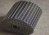 China Heavy Load Carbon Steel Flat Wire Mesh Belt 1mm-2mm Thickness for Conveyor Systems for sale