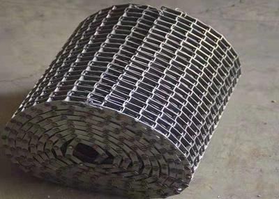 China Heavy Load Carbon Steel Flat Wire Mesh Belt 1mm-2mm Thickness for Conveyor Systems for sale