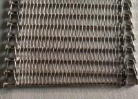 China Flat Flex Freezer Ss201 0.8mm Spiral Mesh Belt for sale