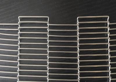 China 304 Stainless Steel Flat Flex Conveyor Belt 1.0mm Wire for Bread Baking for sale