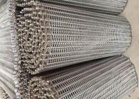 China Stainless Steel Balanced Weave Conveyor Belt 304 316L for Baking Heat Treating for sale