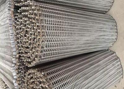 China Stainless Steel Balanced Weave Conveyor Belt 304 316L for Baking Heat Treating for sale