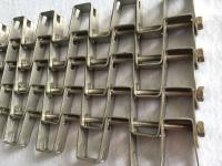 China Stainless Steel Flat Wire Conveyor Belt 1m Width for Packaging Machine Heavy Load for sale