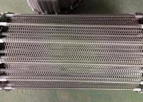 China Baking Cooling Stainless Steel 0.2mm Width Spiral Mesh Belt for sale