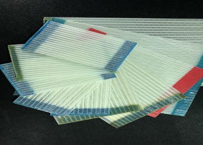 China Heat Resistant Plain Weave Polyester Mesh Conveyor Belt For Fiberboard Plants for sale