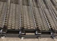 China Spiral Woven Wire Mesh Chain Conveyor Belt 304 Stainless Steel Food Grade 50.8mm Pitch for sale