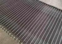 China Food Grade SUS 304 Chain Link Spiral Mesh Belt with Cross Rod 1-3mm Wire 4-12mm Rod for sale