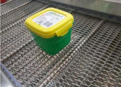 China Food Grade 201/304 Stainless Steel Spiral Wire Mesh Conveyor Belt 0.2-4m Width Chain Driven for sale