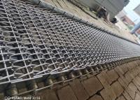China 304 Stainless Steel Chain Mesh Conveyor Belt 4mm Wire 50.8mm Pitch for Soil Treatment Machine for sale
