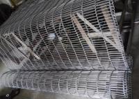 China Meat Process 316l Stainless Steel 3mm Dia Flat Flex Conveyor Belt for sale