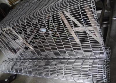 China Meat Process 316l Stainless Steel 3mm Dia Flat Flex Conveyor Belt for sale